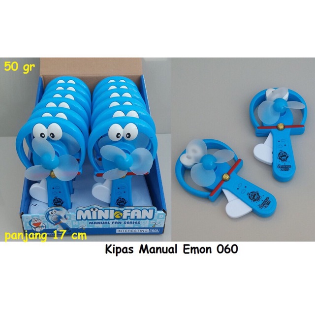 Jual KIPAS MANUAL DORAEMON / PORTABLE FAN DORAEMON | Shopee Indonesia