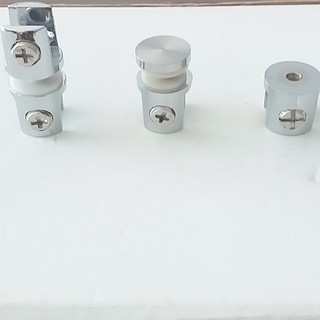 Jual Ambalan kaca-Jepit kaca chrome-Glass clamp (kaca ke kaca/kaca ke ...