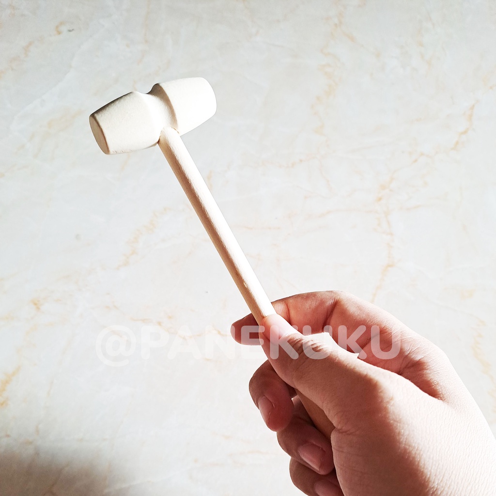 Jual PALU PINATA cake/ Palu kayu mini coklat/ pukul pemukul hammer kue ...