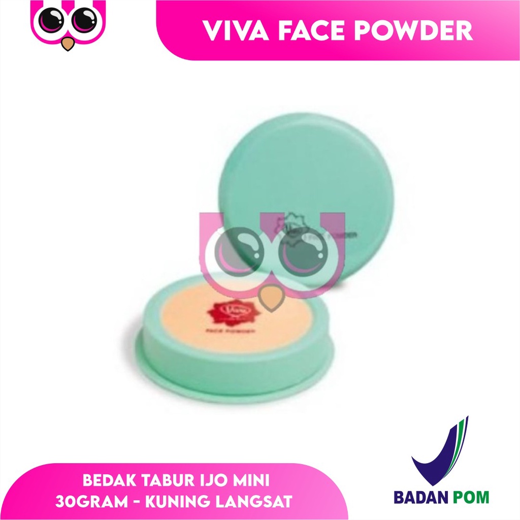 Jual VIVA FACE POWDER / BEDAK TABUR IJO MINI 30GRAM | Shopee Indonesia