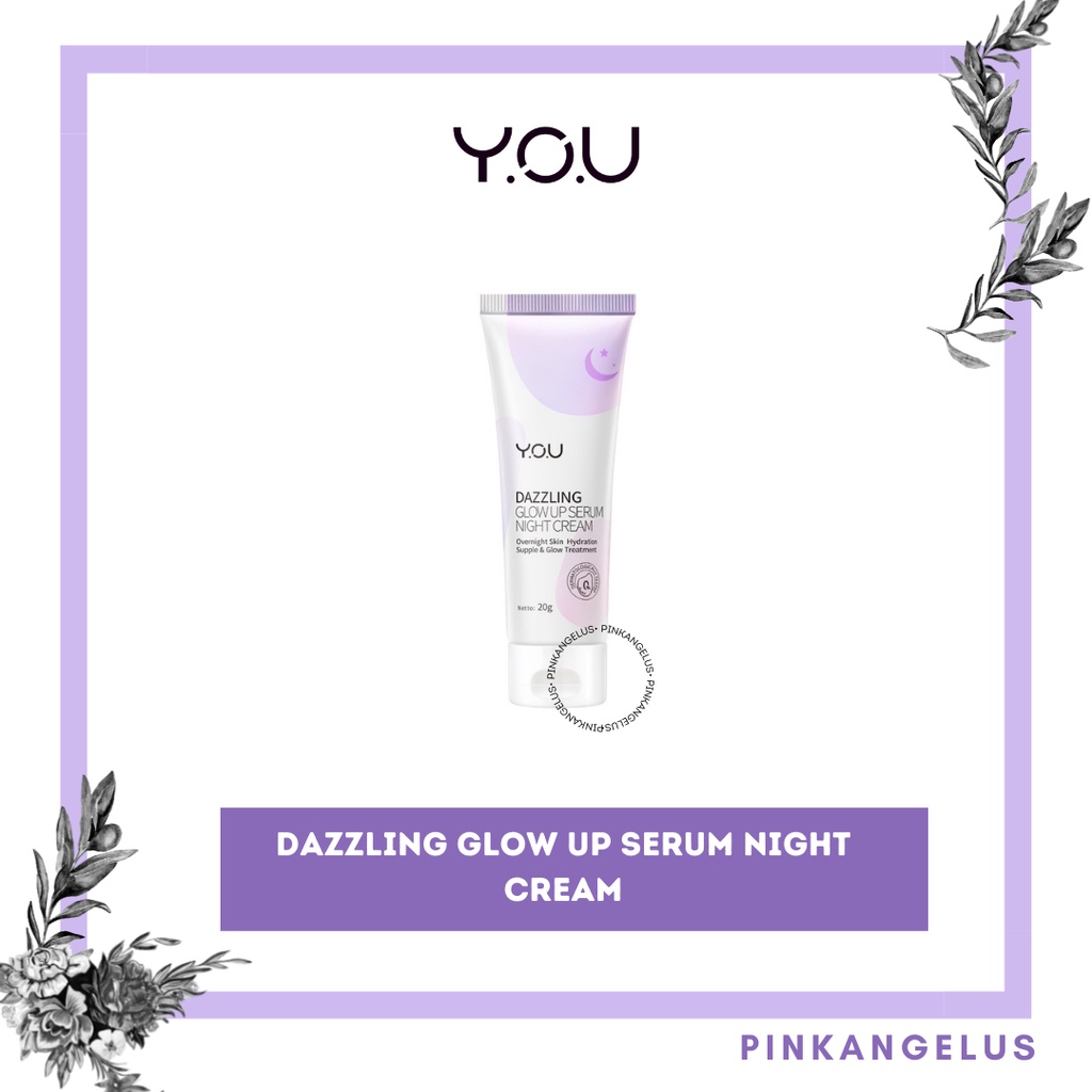 Jual You Dazzling Glow Up Serum Night Cream YOU Official Store | Serum ...