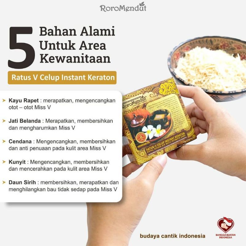 Jual ROROMENDUT RATUS V CELUP KESEHATAN Indonesia|Shopee Indonesia