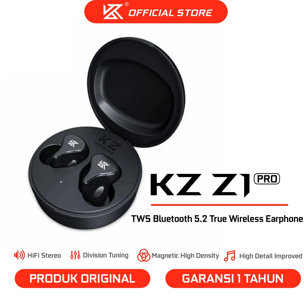 Jual [KZ Official Store] KZ Z1 Pro TWS Bluetooth 5.2 True Wireless ...