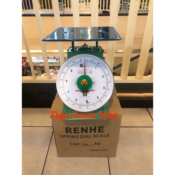 Jual Timbangan Renhe 10 Kg Rata / Timbagan duduk jarum Kualitas Vietnam 10 Kg Rata | Shopee ...