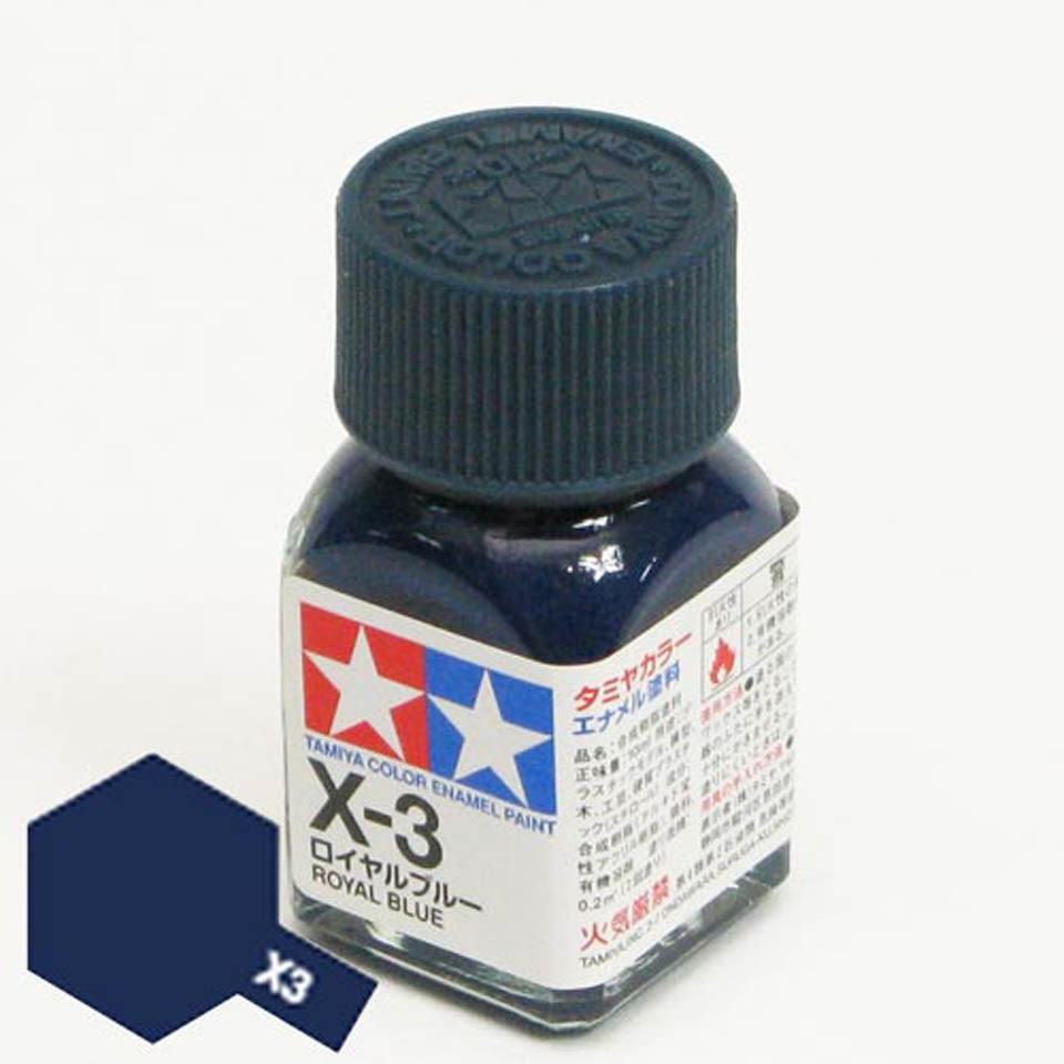 Jual Tamiya Paint - Tamiya X-3 Royal Blue | Shopee Indonesia