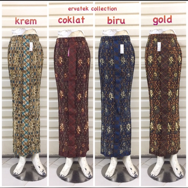 Jual Rok Wiron Plisket RP048 Bawahan Panjang / Bawahan Kebaya Encim ...