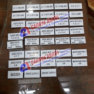 Jual Name Plate Panel atau Panel Mesin Grafir | Shopee Indonesia