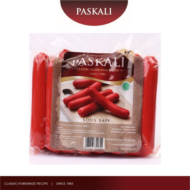 Jual Paskali Sosis Sapi 480gr (Pasir Kaliki Bandung) | Shopee Indonesia