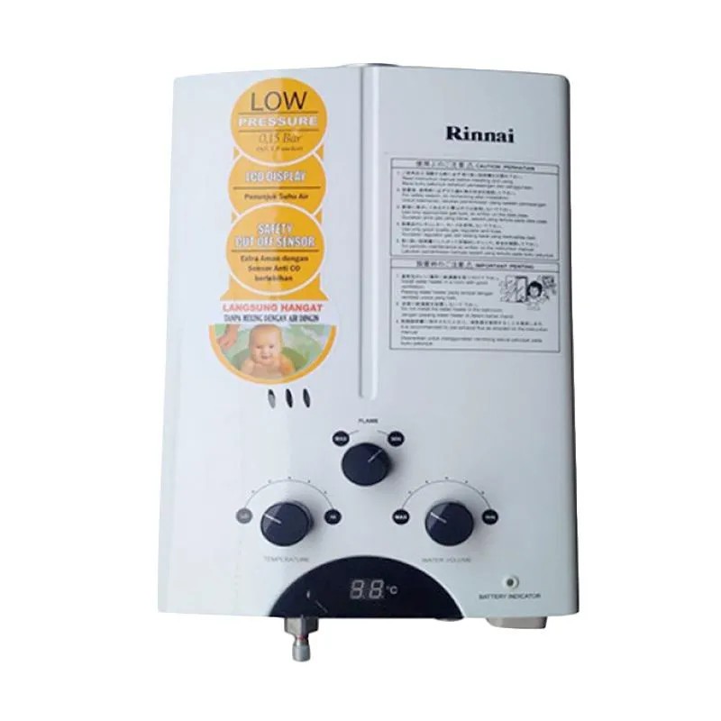 Jual Water Heater Gas Rinnai REU 5CFC / REU5CFC 5 Liter Safety Sensor | Shopee Indonesia