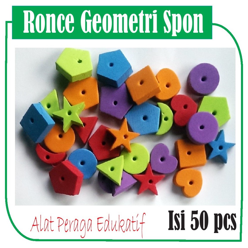 Jual Ronce Geometri Spon isi 50pcs | Shopee Indonesia