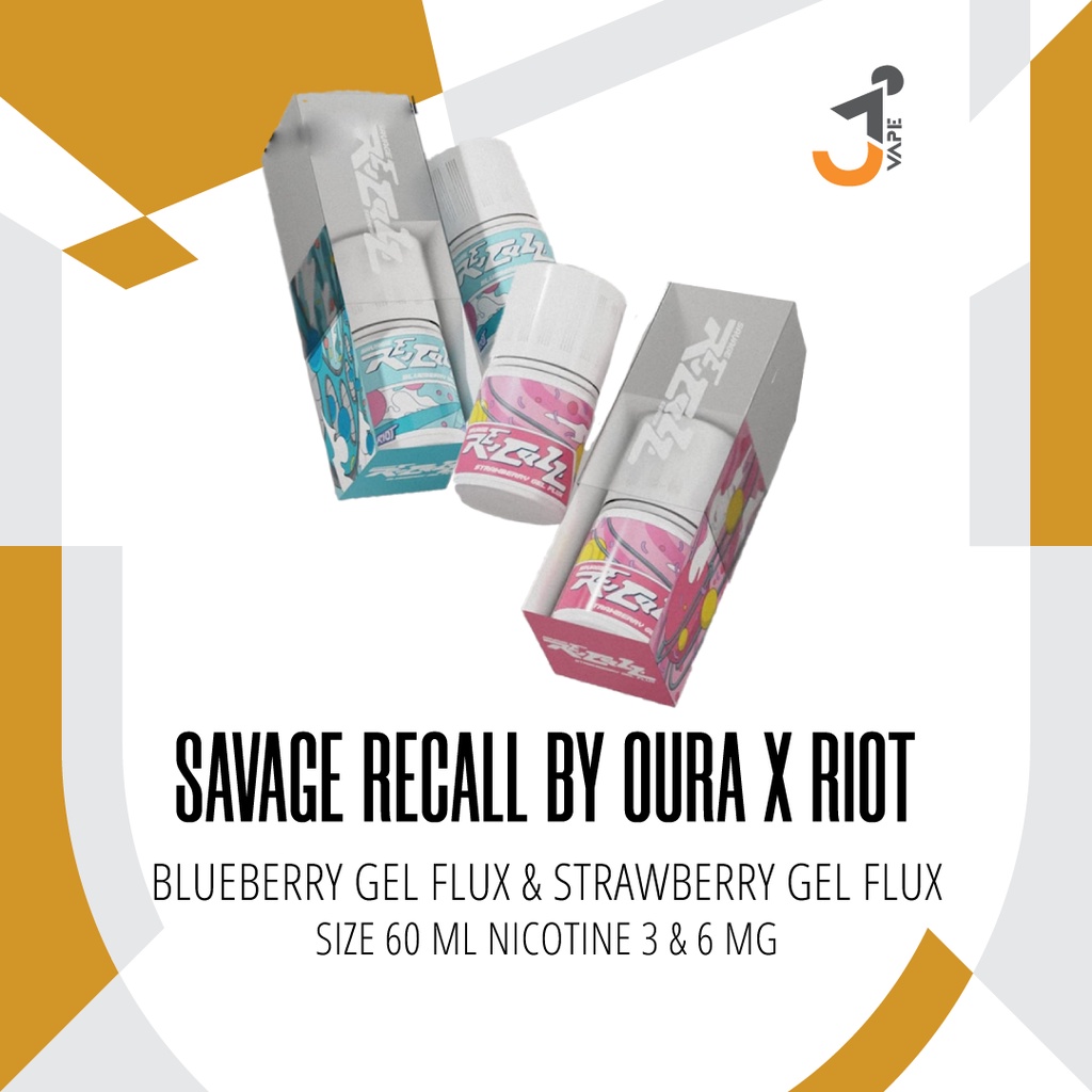 Jual SAVAGE RECALL SERIES 60ML BY OURA x RIOT WORLDWIDE E-LIQUID ...