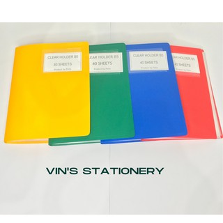 Jual ORIGINAL CLEAR HOLDER B5 ISI 40 MERK FELIX/MAP ISI PLASTIK/ALBUM ...
