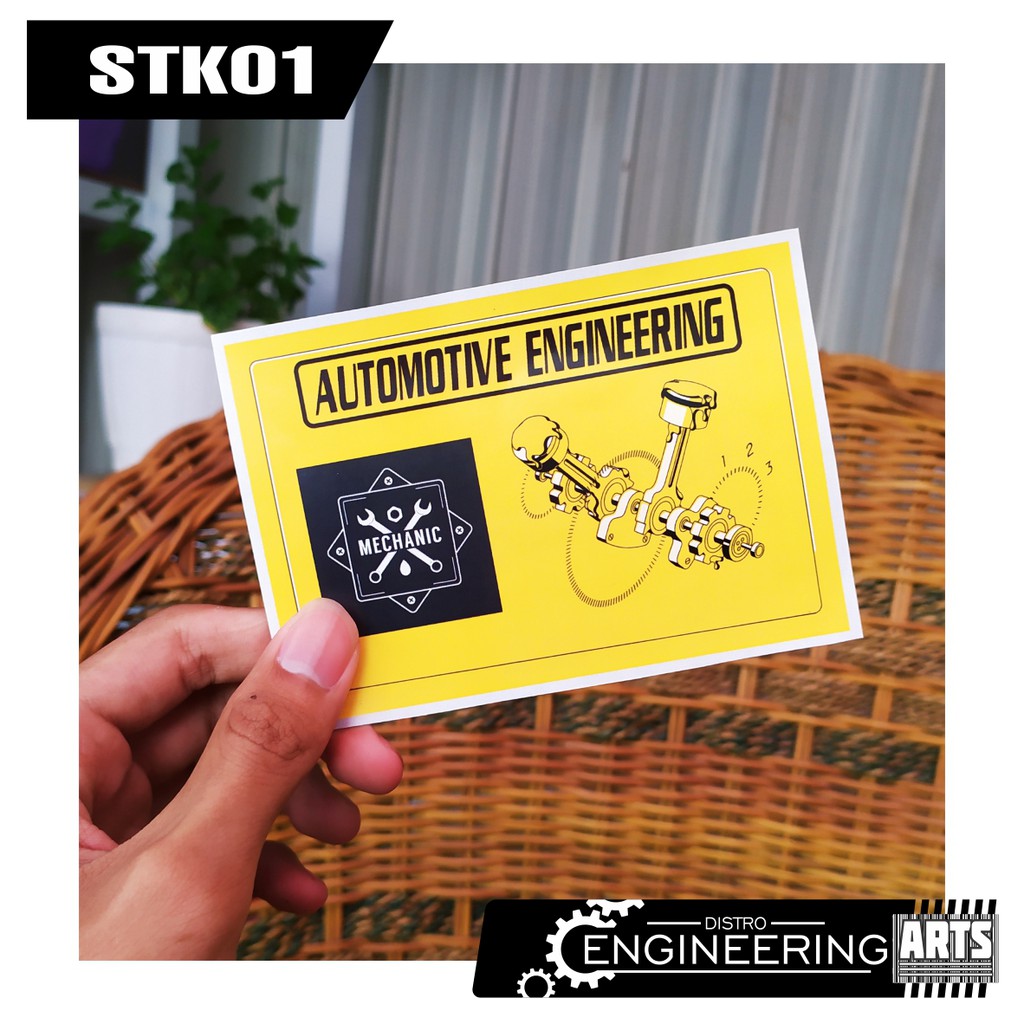 Jual Sticker Automotive Engineer / Sticker Distro / Sticker Motor ...