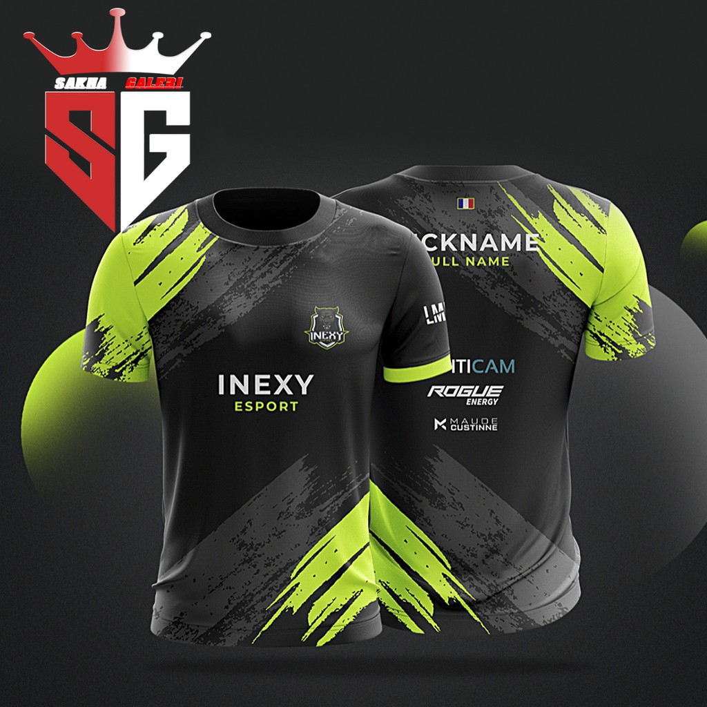 Jual Jersey Gaming Esport Custom Design ( Game ML Mobile Legends , FF ...