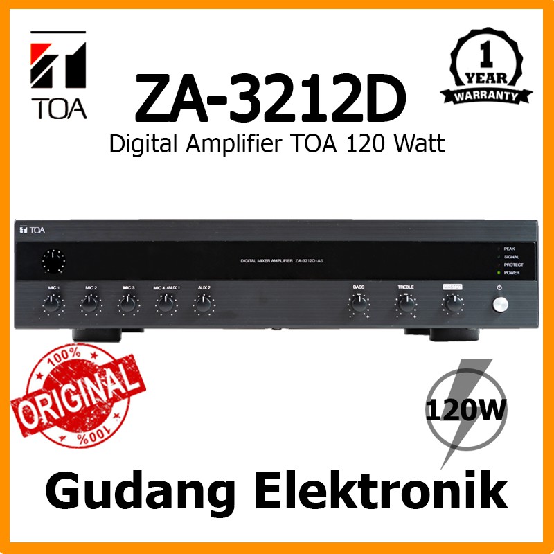 Jual Amplifier TOA ZA-3212D (120watt) | Shopee Indonesia