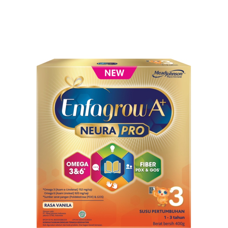 Jual Enfagrow A+ 3 Original 400 gr - Susu Formula Pertumbuhan Batita | Shopee Indonesia