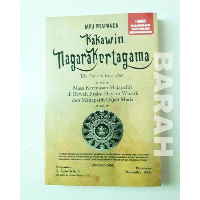 Jual Mpu Prapanca: Kakawin Negarakertagama ( Terjemahan dan teks asli ...