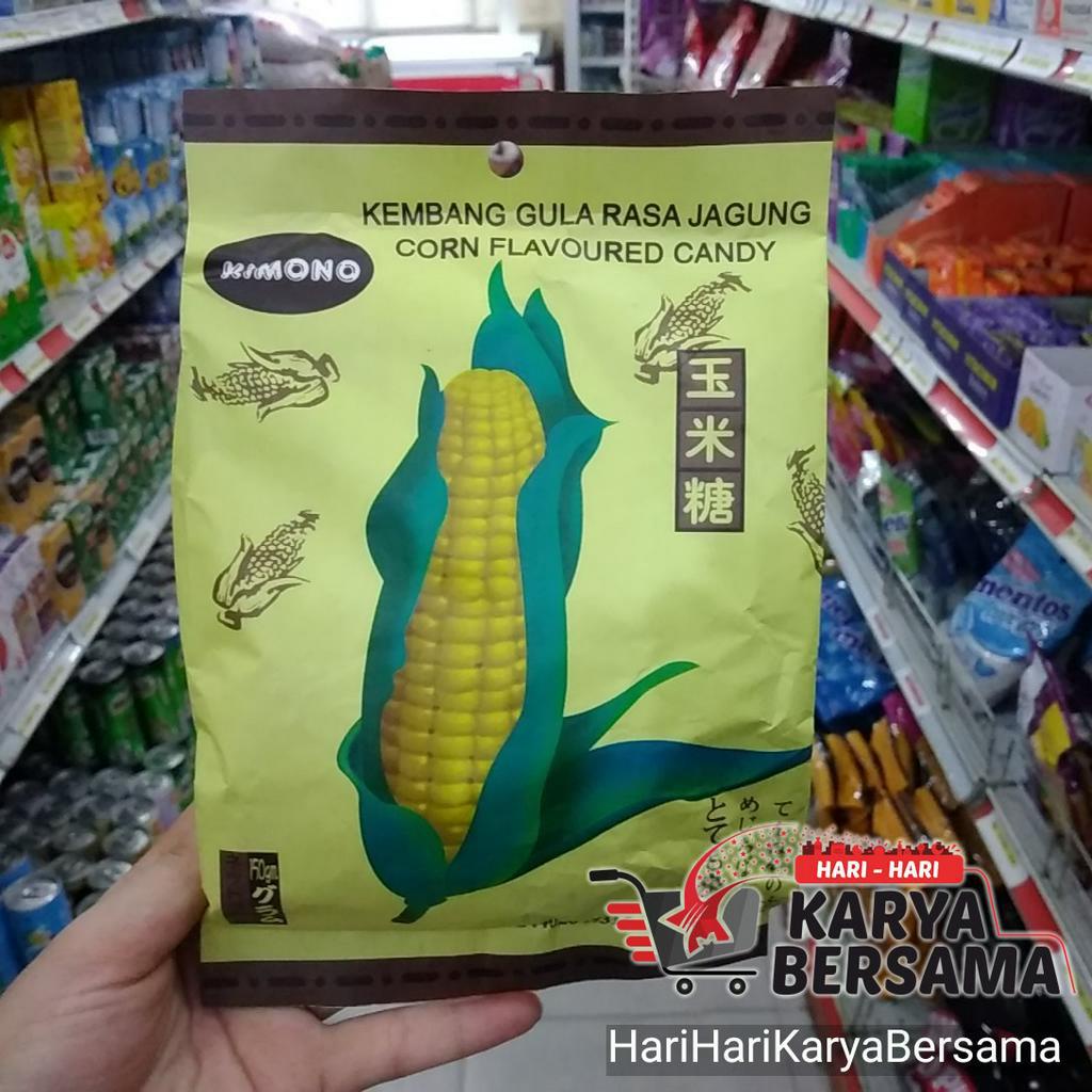 Jual PERMEN KIMONO CORN FLAVOURED CANDY BAG 150GR | Shopee Indonesia