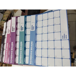 Jual Schedule Board / Schedule Board Warna Dasar dan Pastel / Paket ...