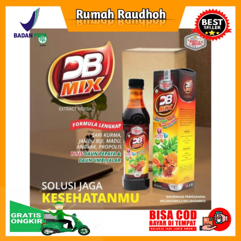 Jual DB MIX RATU LEBAH 470 GRAM | SARI KURMA MADU PLUS ANGKAK & DAUN UBI JALAR | SOLUSI DBD ...