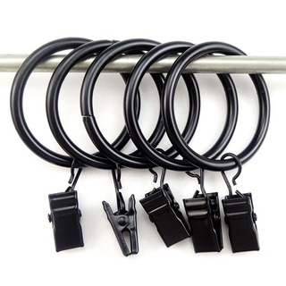 Jual 10pcs Gantungan Gorden Jendela 38mm Cincin Rel Gorden Dengan Klip ...