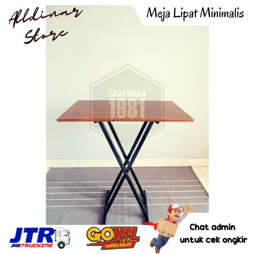 Jual Meja Catering Resto Bazar Cafe Makan Minimalis 60x60 Meja Lipat ...