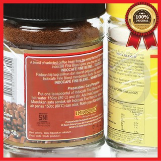 INDOCAFE SPECIAL SET INDO CREAMER 100GR INDOCAFE FINE BLEND 50GR ...