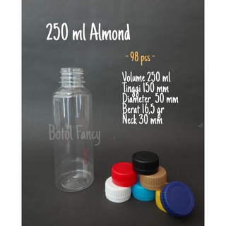 Jual Botol Almond 250ml / Botol Minuman 250 ml KUALITAS UTAMA / Botol ...