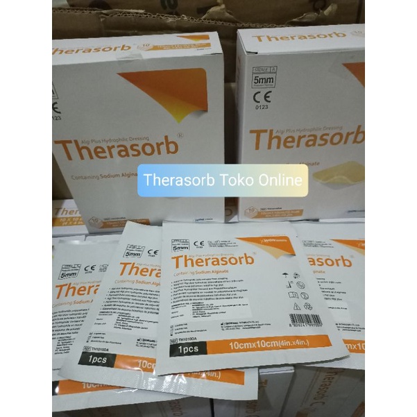 Jual THERASORB ALGINAT PLUS (THERASORB) 1 BOX ISI 10 LEMBAR | Shopee ...