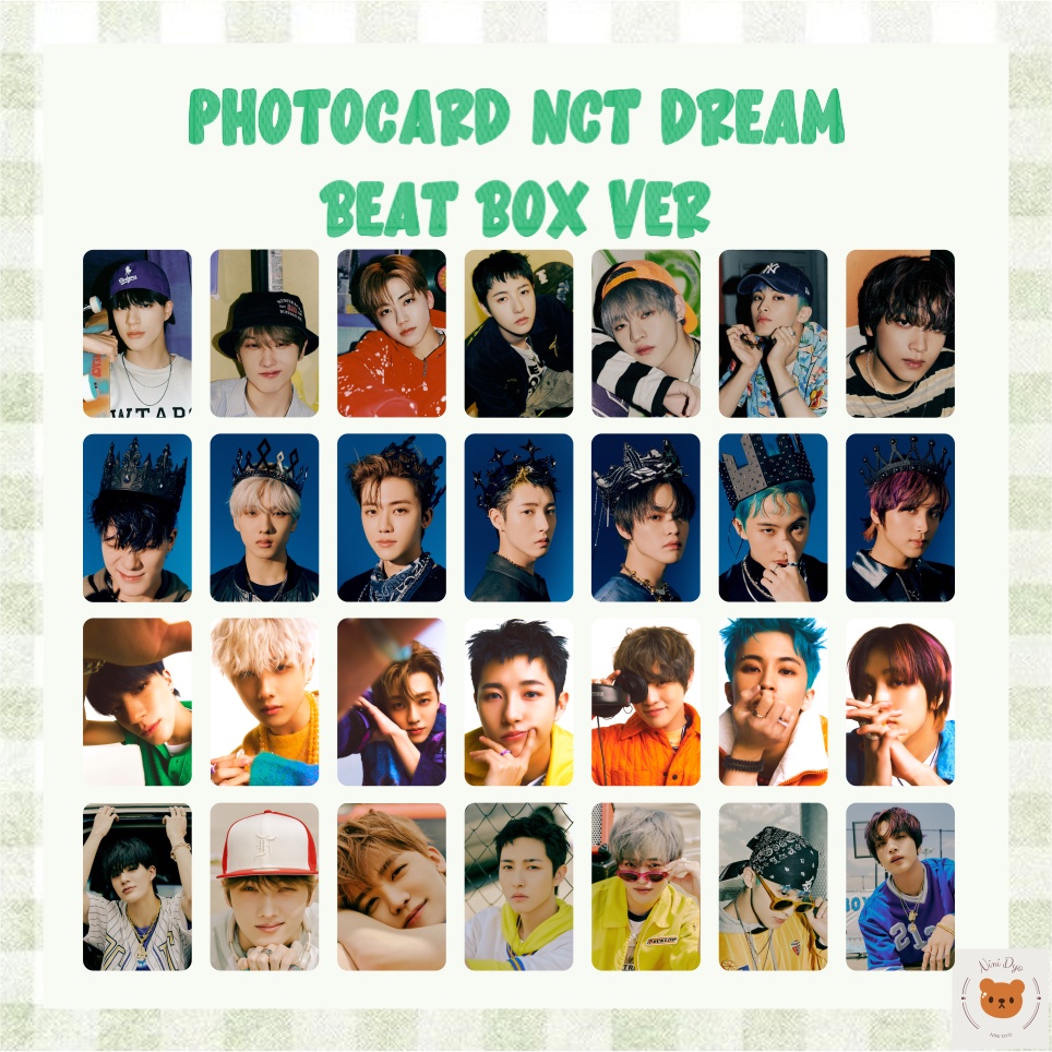 Jual UNOFFICIAL PHOTOCARD / PC NCT DREAM ALBUM REPACKAGE BEAT BOX 2 MUKA PHOTOBOOK DIGIPACK VER ...