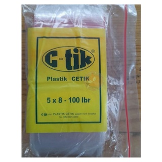 Jual Plastik Klip Cetik C-tik 5x8 cm | Shopee Indonesia