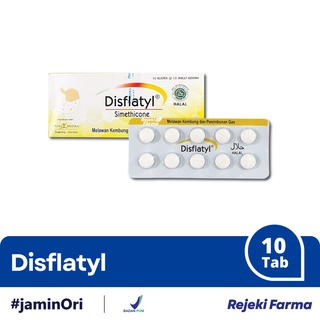 Jual Disflatyl Simethicone 40 Mg 1 Strip 10 Tablet - Obat Kembung ...