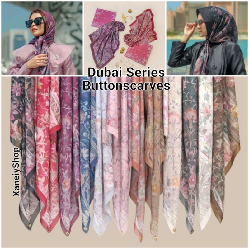 Jual New Buttonscarves Dubai Series Indonesia|Shopee Indonesia