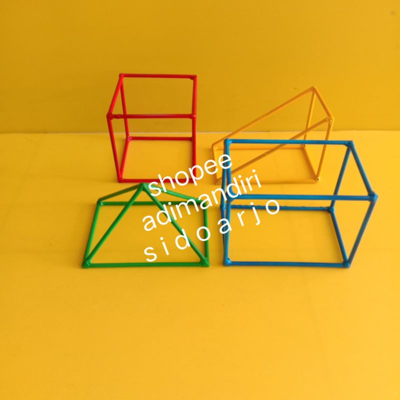 Jual MODEL RANGKA BANGUN RUANG/MATEMATIKA BANGUN RANGKA | Shopee Indonesia