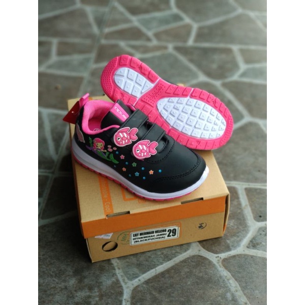 Jual sepatu ando anak perempuan mermaid velcro | Shopee Indonesia