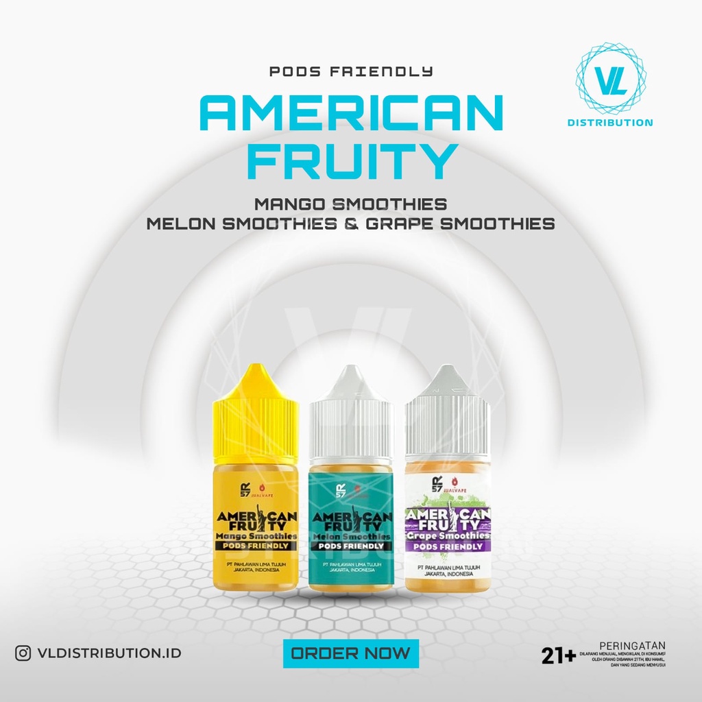 Jual American Fruity Pod Friendly 30ml by Hero57 | Shopee Indonesia