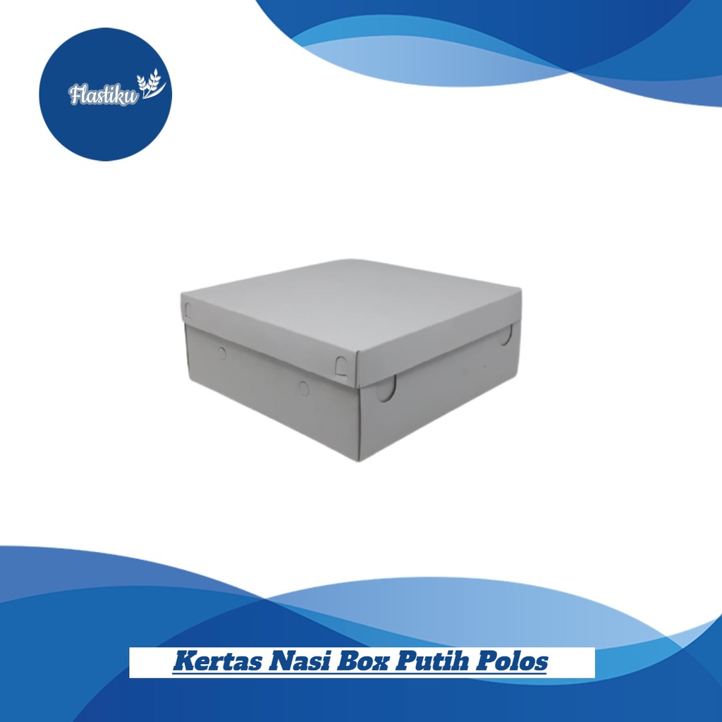 Jual Dus nasi kotak 20x20|box nasi polos|kotak nasi TERMURAH | Shopee ...