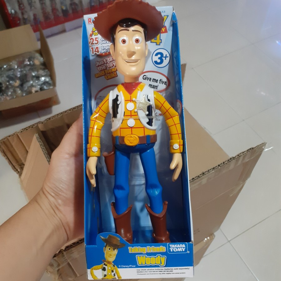 Jual figure woody talking toy story takara tomy | Shopee Indonesia