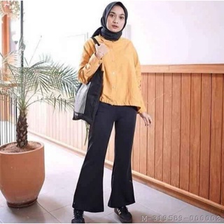 Jual CELANA KULOT SCUBA PREMIUM - CELANA CUT BRAY HITAM | Shopee Indonesia