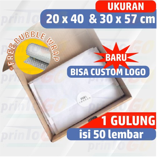 KERTAS TISU PACKING / KERTAS PACKING OLSHOP 1GULUNG 50LEMBAR | Shopee ...