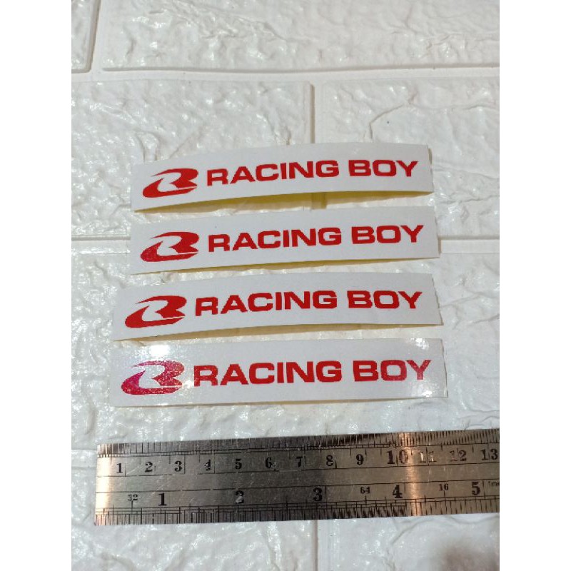 Jual Stiker racing boy rcb putih harga 1pcs | Shopee Indonesia