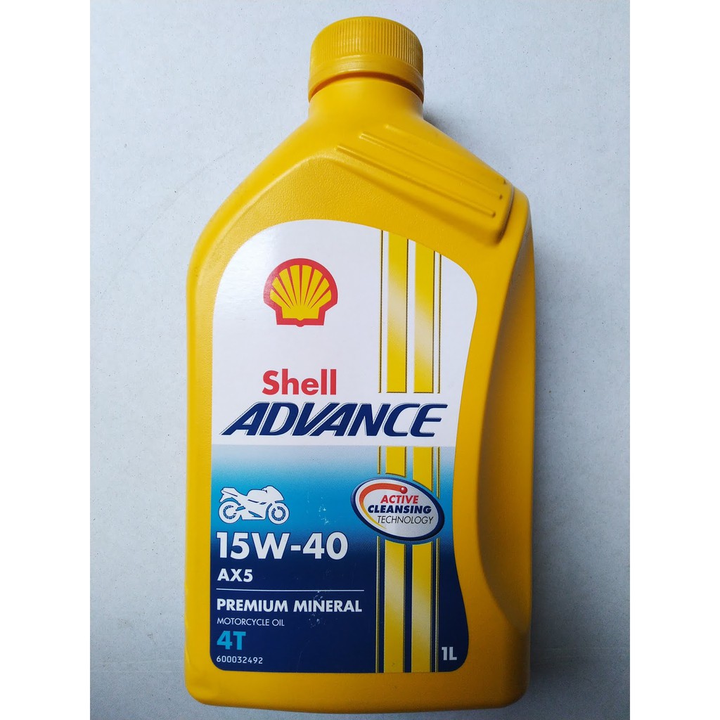 Shell Advance 4T AX5 15W-40 1 liter | Shopee Indonesia