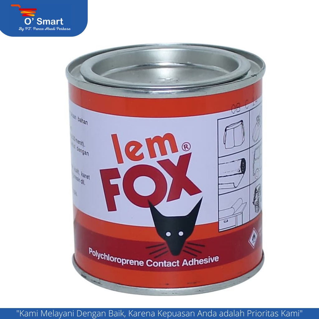 Jual LEM FOX TIN 70GR / LEM KUNING CAIR UNTUK KARET KAYU | Shopee Indonesia