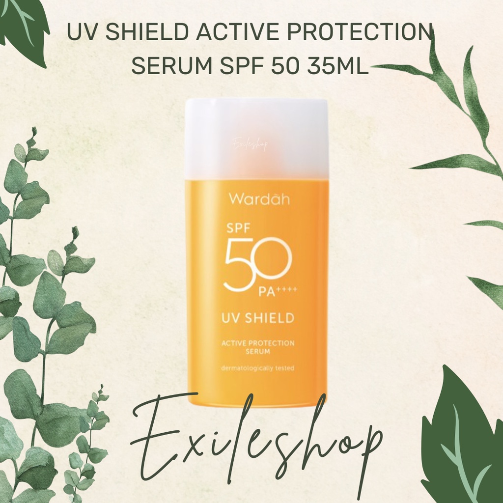 Jual Wardah UV Shield Active Protection Serum SPF 50 PA + 35 ml ...