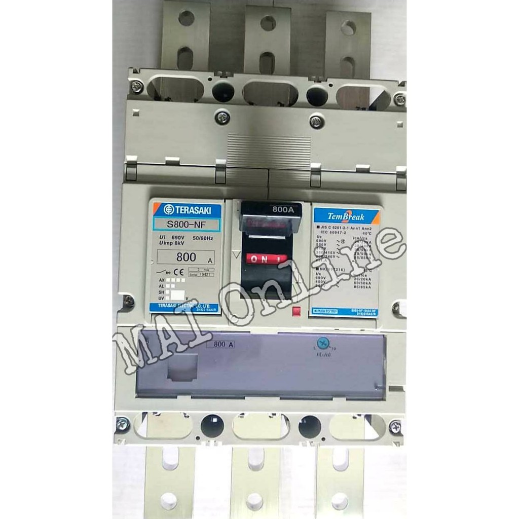 Jual MCB MCCB S800NF 3P 50kA TERASAKI JEPANG Indonesia|Shopee Indonesia
