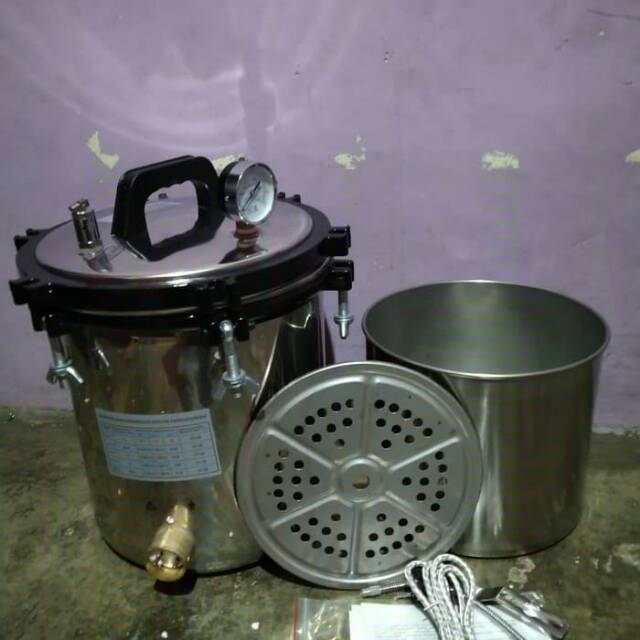 Jual Autoclave 16 Liter / otoklaf / laboratorium / Autoclave Stainless ...