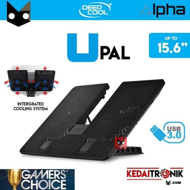 Jual New!! Cooling Fan Deep Cool Upal cooler pad laptop notebook 15.6 ...