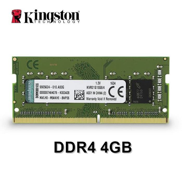 Kingston Memory RAM DDR4 4G 2400MHZ PC4-19200S CL15 260Pin