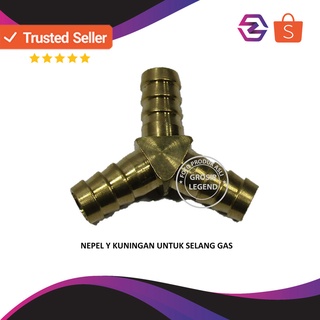 Jual Nepel Neple Y kuningan selang gas cabang 3 | Shopee Indonesia