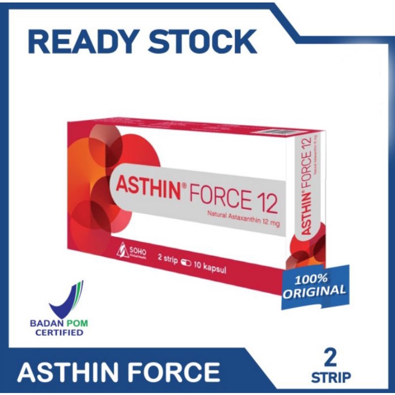 Jual ASTHIN FORCE 12 Mg 1 BOX ISI 2 STRIP - 100% PRODUK ORIGINAL ...